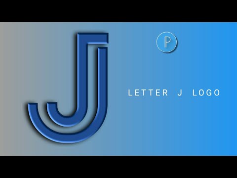 HOW TO MAKE LETTER J SIMPLE LOGO DESIGN IN PIXELLAB | PROFESSIONAL LOGO | Faizy Nhidz