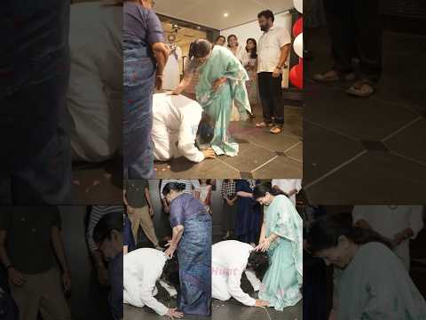 #PawanKalyan Wife🙏 #AnnaLezhneva Carrying #PawanKalyan 's Sandals #Chiranjeevi #SurekhaKonidala