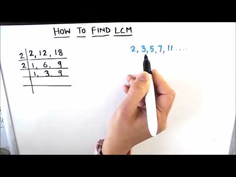 How to find the LCM of Two and Three Number / LCM by prime factorization / (2 12 18 ) / (75 , 135)