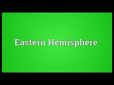 Eastern Hemisphere Meaning