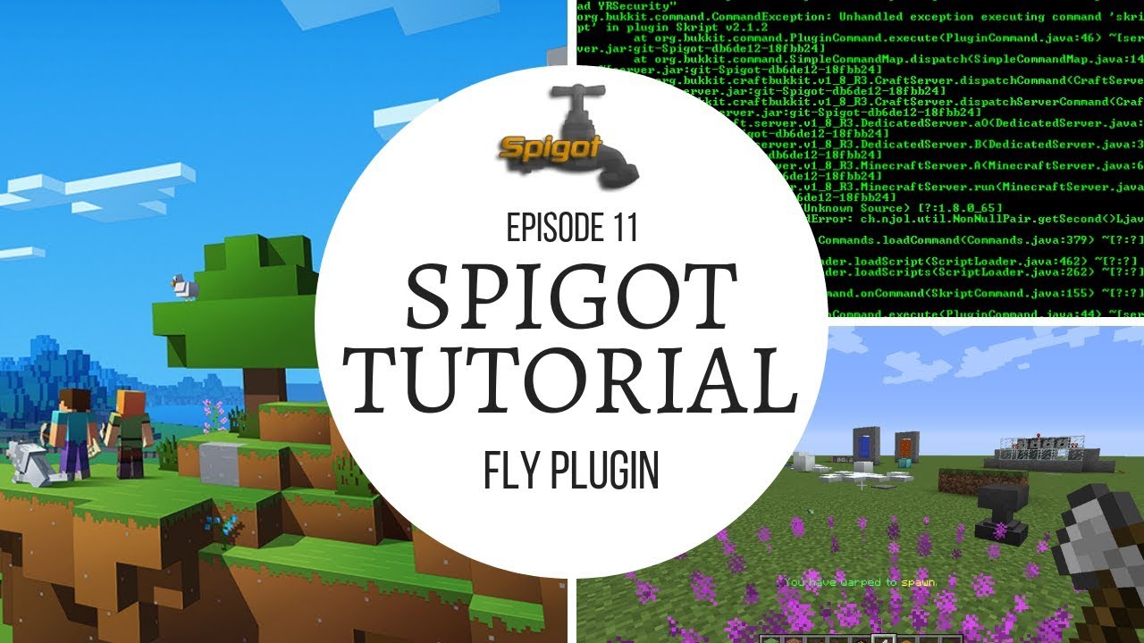 Spigot Plugin Development - 11 - Fly Plugin 🚰