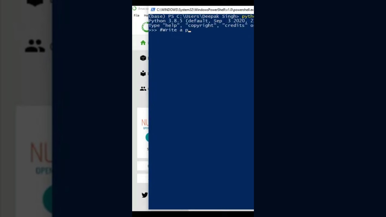 Python Program |gen. float, int random nos. |using Anaconda Powershell 00