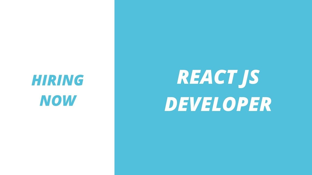 React JS Developer | React JS | UI Developer | React JS Jobs | React JS Developer Jobs