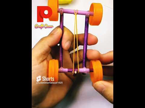 Carrito hecho con material reciclable #manualidades #diy #craft