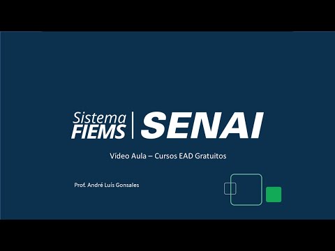 Vídeo Aula - Cursos SENAI - EAD - Gratuitos - Versão 1.0