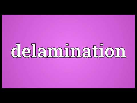 Delamination Meaning