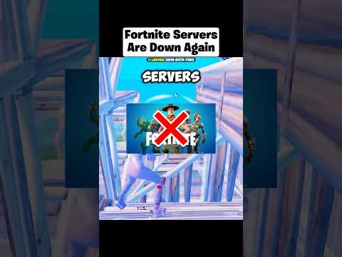 Fortnite servers are down again🥲 #fortnite