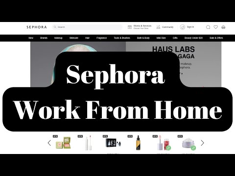 Sephora Work From Home jobs | Online jobs | Remote jobs