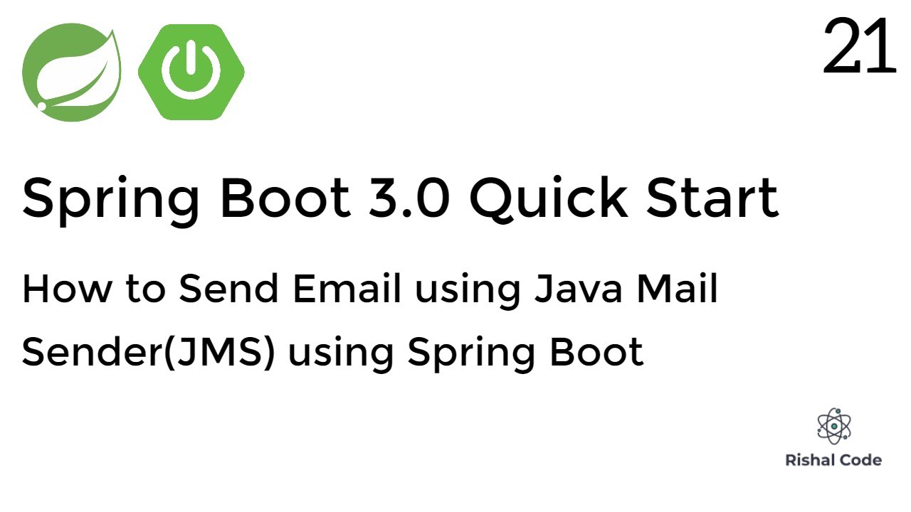 How to Send Email using Java Mail Sender(JMS) using Spring Boot