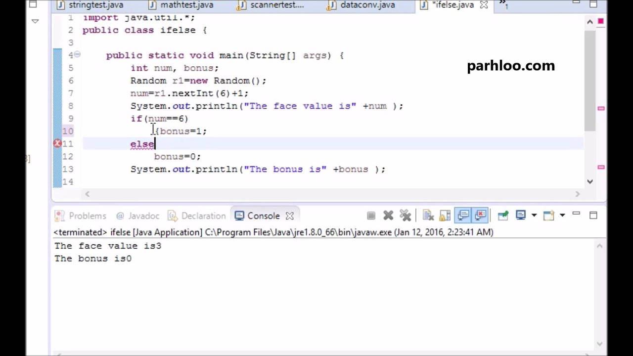 2.8 If Else and Nested If Else - Java Tutorial in Urdu/Hindi