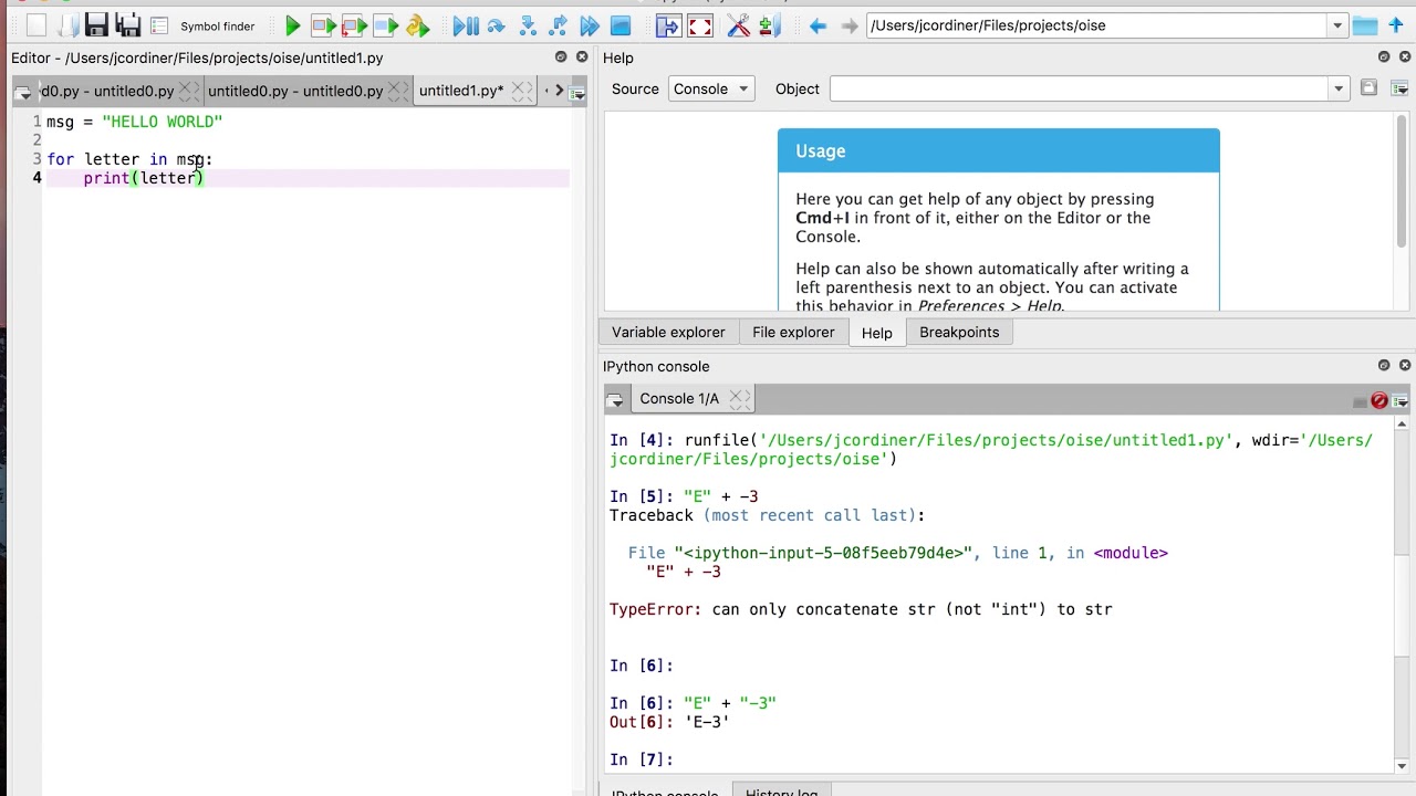 Caesar Shift in Python