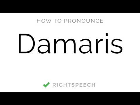 🔴 Damaris - How to pronounce Damaris - American Girl Name