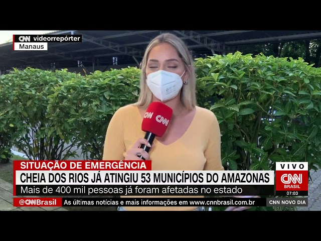 Cheia dos rios já atingiu 53 municípios do Amazonas | CNN Brasil
