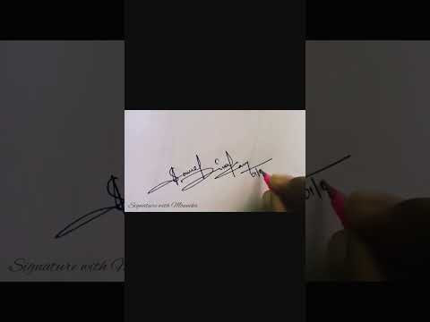 Samuel Dinakaran signature || Comment your name for a Simple Stylish signature