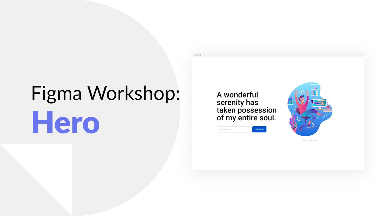Figma Tutorial (Beginner/Intermediate): Hero