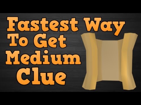 Fastest way to get medium clue scroll
