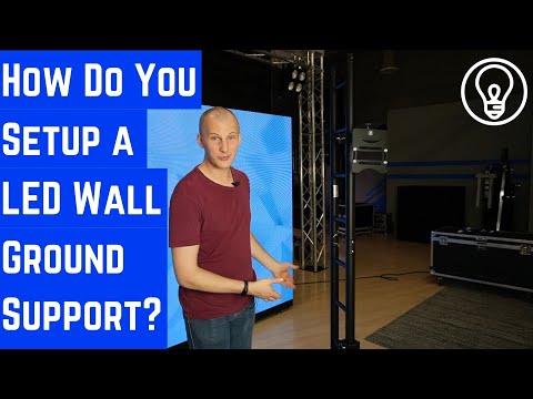 How Do You Set up an LED Wall Ground Support?