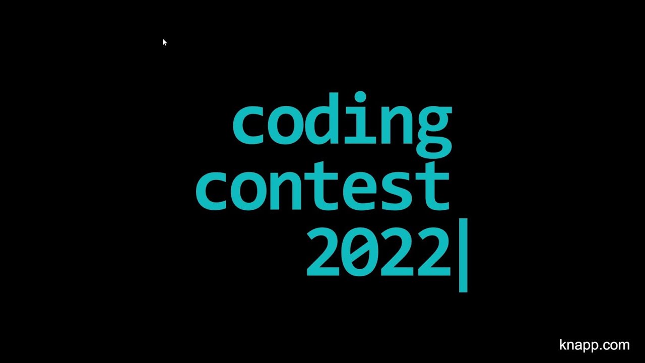 KNAPP Coding Contest 2022