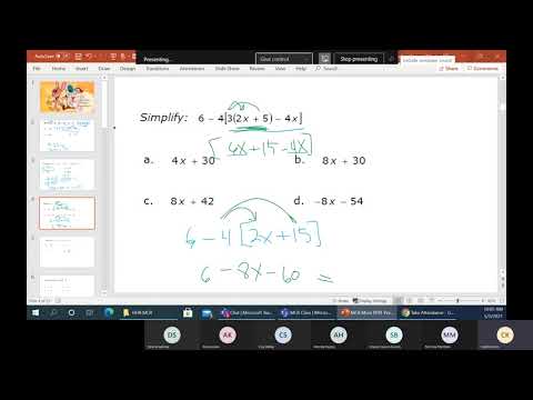MCR - Practice Problems for the PERT math test - part 1