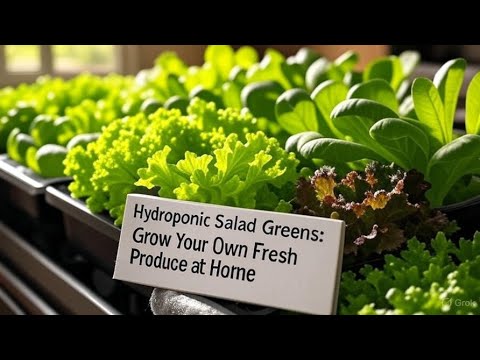 Hydroponic Salad Greens: Grow Your Own Fresh Produce at Home