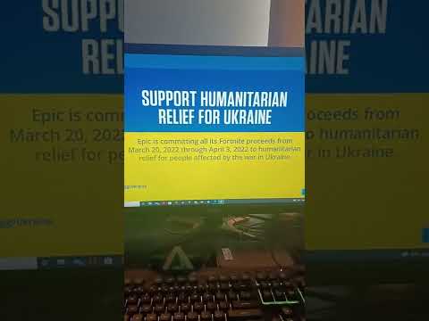 fortnite is supporting Ukraine πΊπ¦ #ukraine