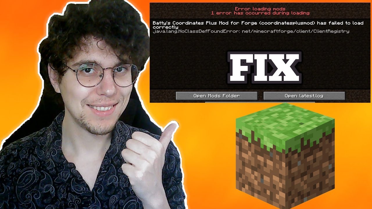 How To Fix Error Loading Mods In Minecraft