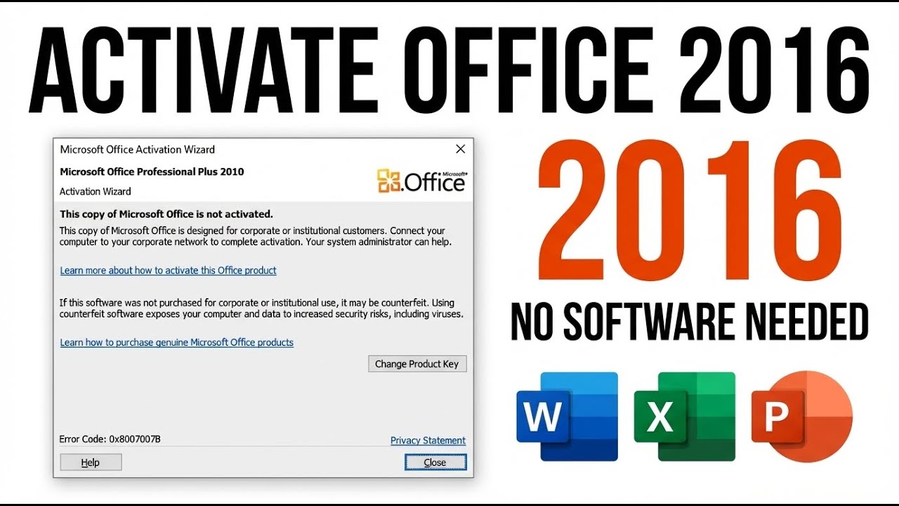 Activate Microsoft Office in 1 Minute – Fast & 100% Free – No Software Needed!