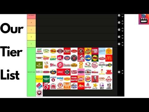 Creating a Fast Food Casual Restaurants Tier List