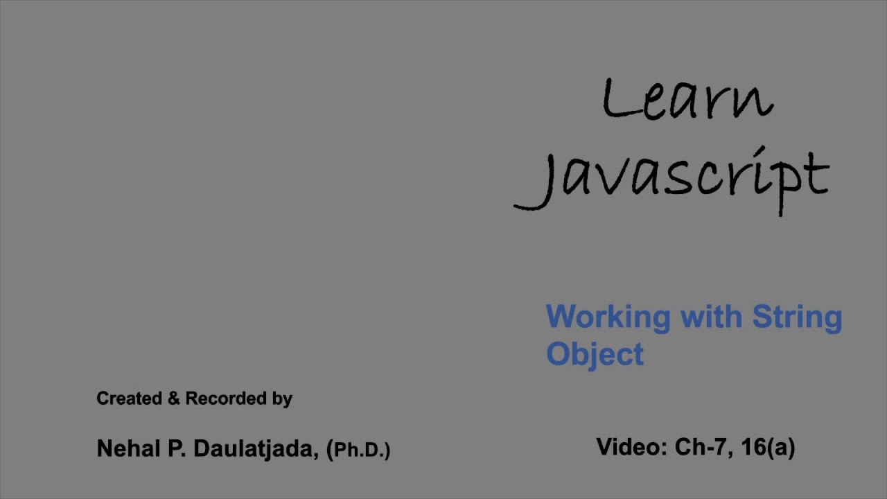 Learn Javascript: Working with String Object - No space : indexOf()