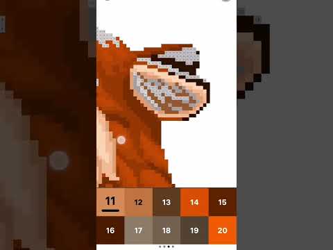 Segunda parte del time lapse del Zorrito #pixelart #nature #timelapse #satisfactorio