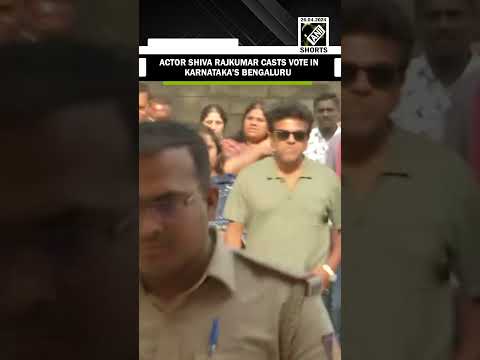 Lok Sabha Polls 2024: Actor Shiva Rajkumar casts vote at polling booth in Karnataka’s Bengaluru