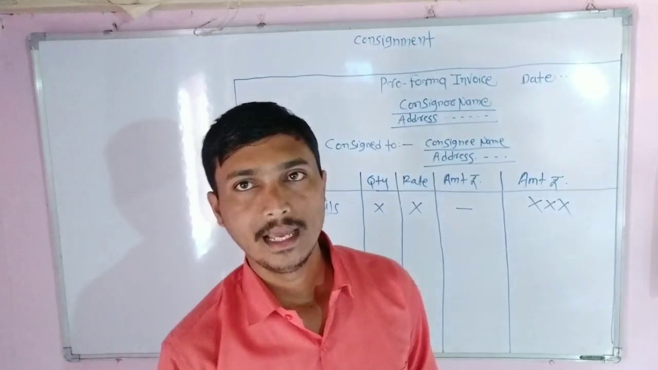 Consignment - Pro- Forma Invoice (Format)
