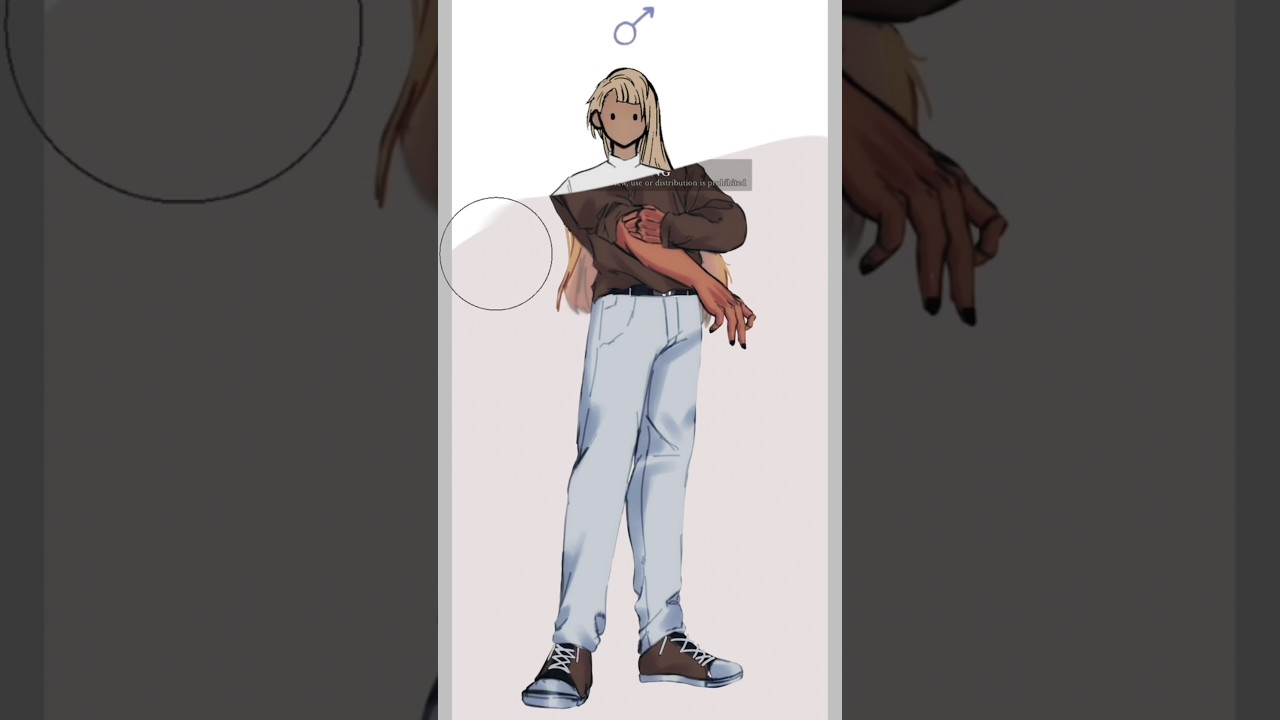 Doing @BananaboatArt OC Generator #ibispaint #art #ibispant #digitalart #ibispaitx #speedpaint