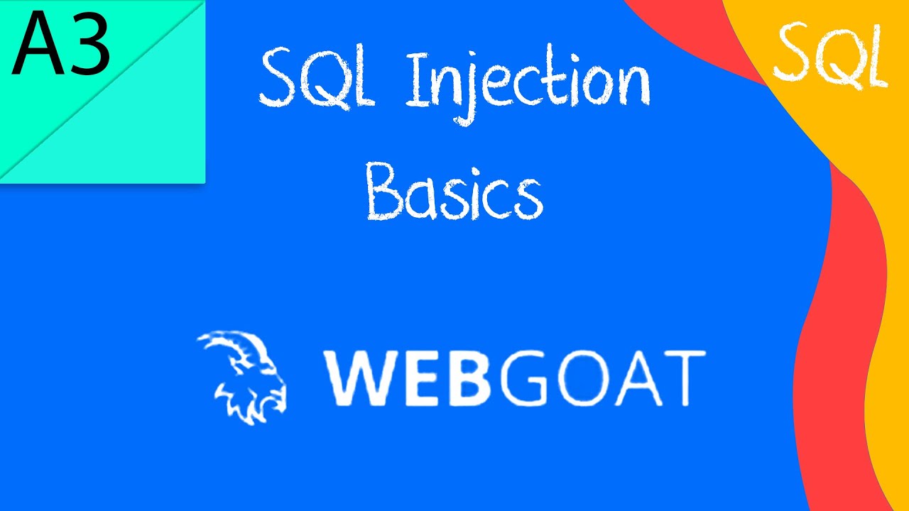 [A3] SQL Injection (intro) - WebGoat