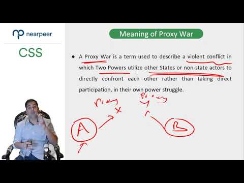 What is Proxy War | CSS Pakistan Affairs by Nearpeer