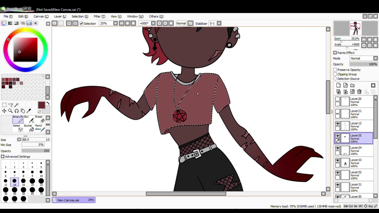 Devil girl - SpeedPaint