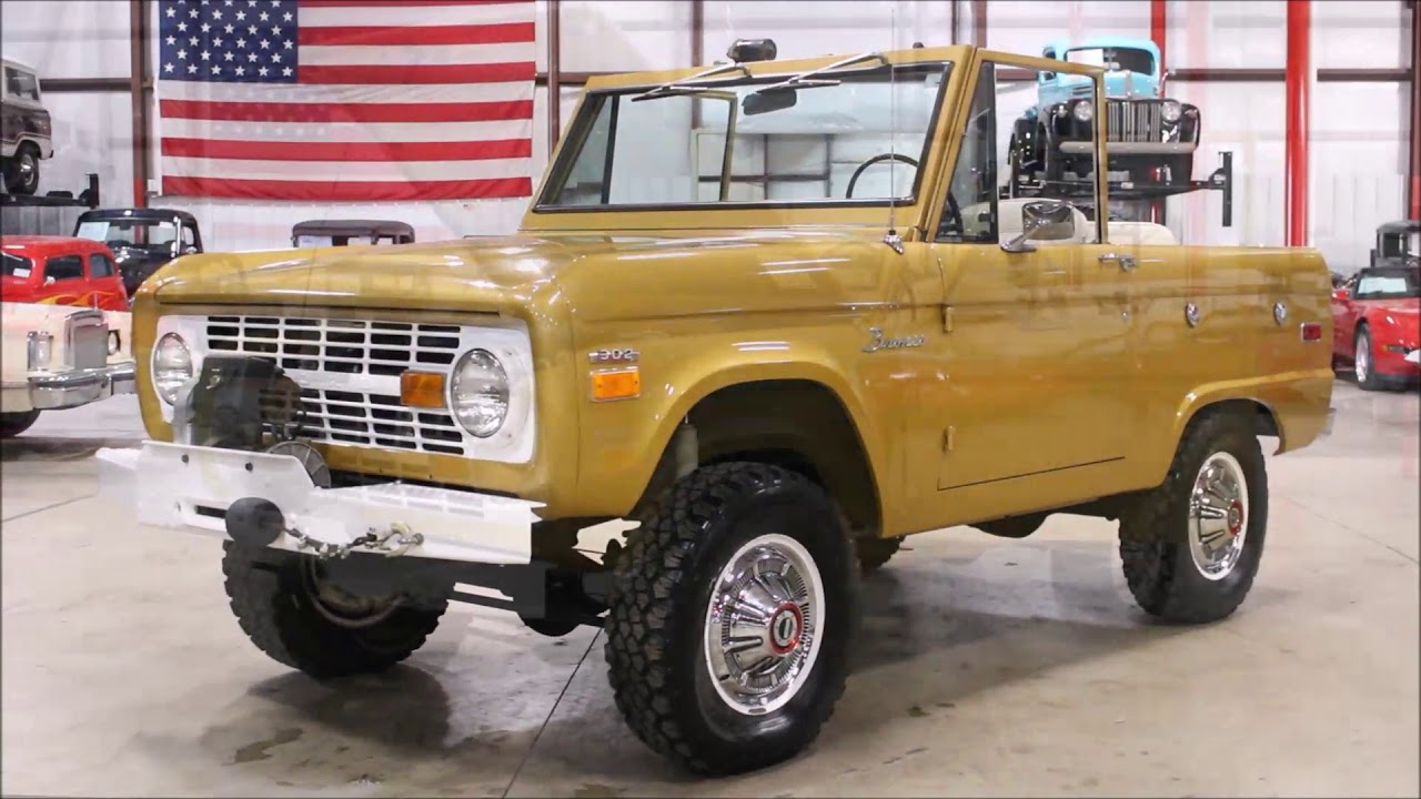 1970 Ford Bronco Gold