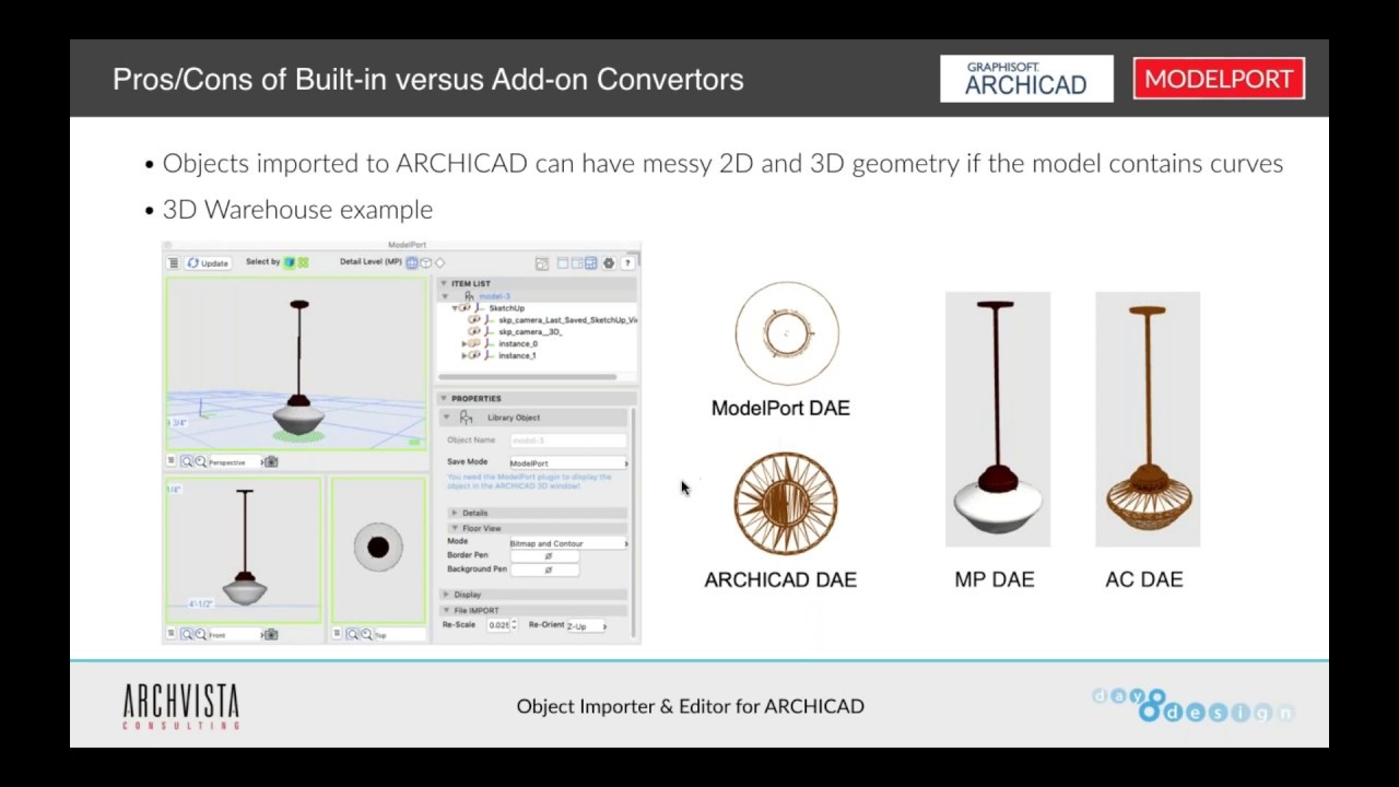 Converting 3DModels into ARCHICAD Objects