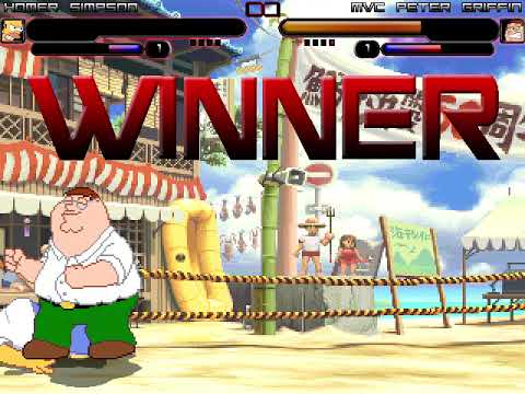 [MUGEN]: Homer Simpson vs Peter Griffin