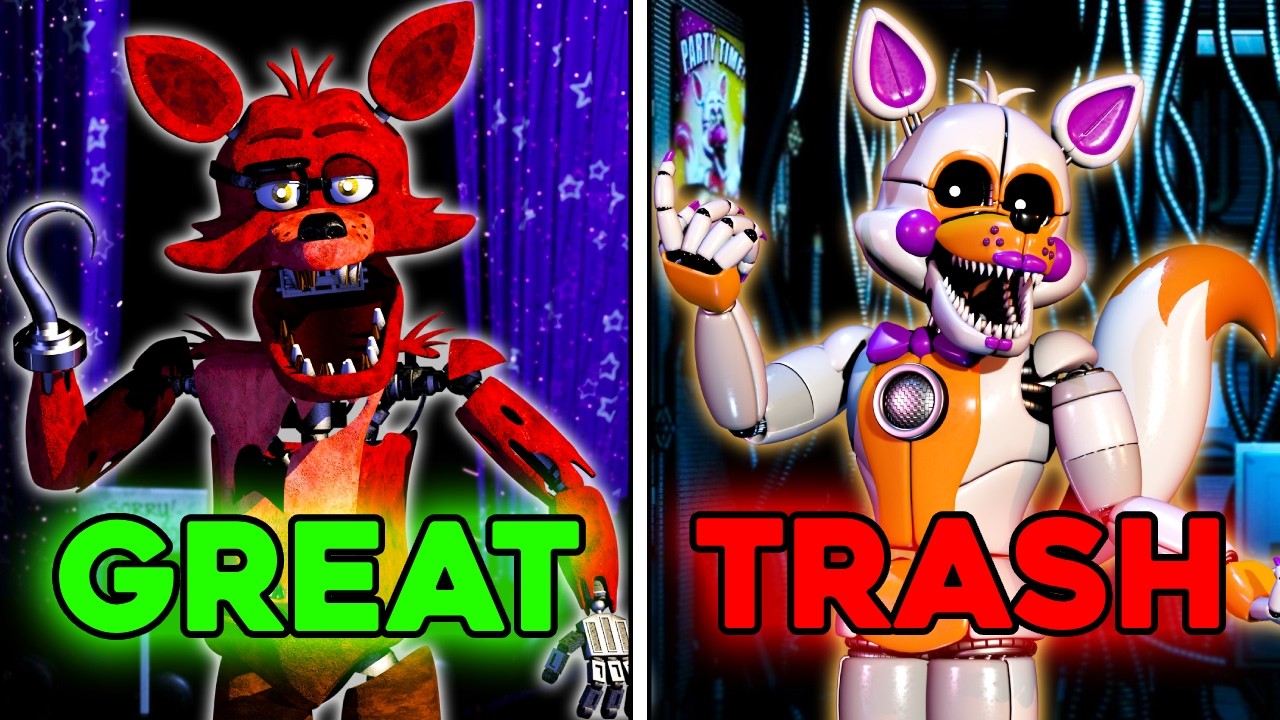 Which Foxy Character is The BEST? (Ranking every FNAF Foxy Animatronic)