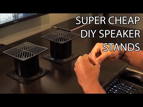 How to Make DIY Desktop Speaker Stands for Under $30
