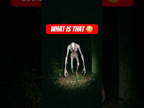 Strange Creature Cam Footage #strangeai #cryptid #wendigo