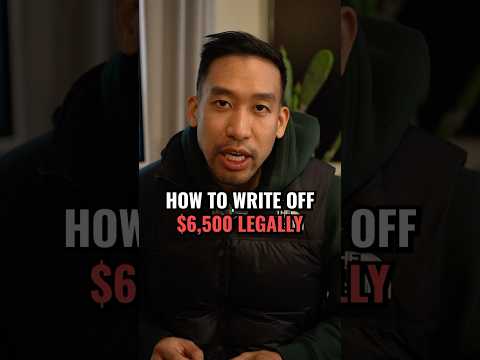 How to write off $6,500 in taxes legally #taxes #taxtips #business #accounting