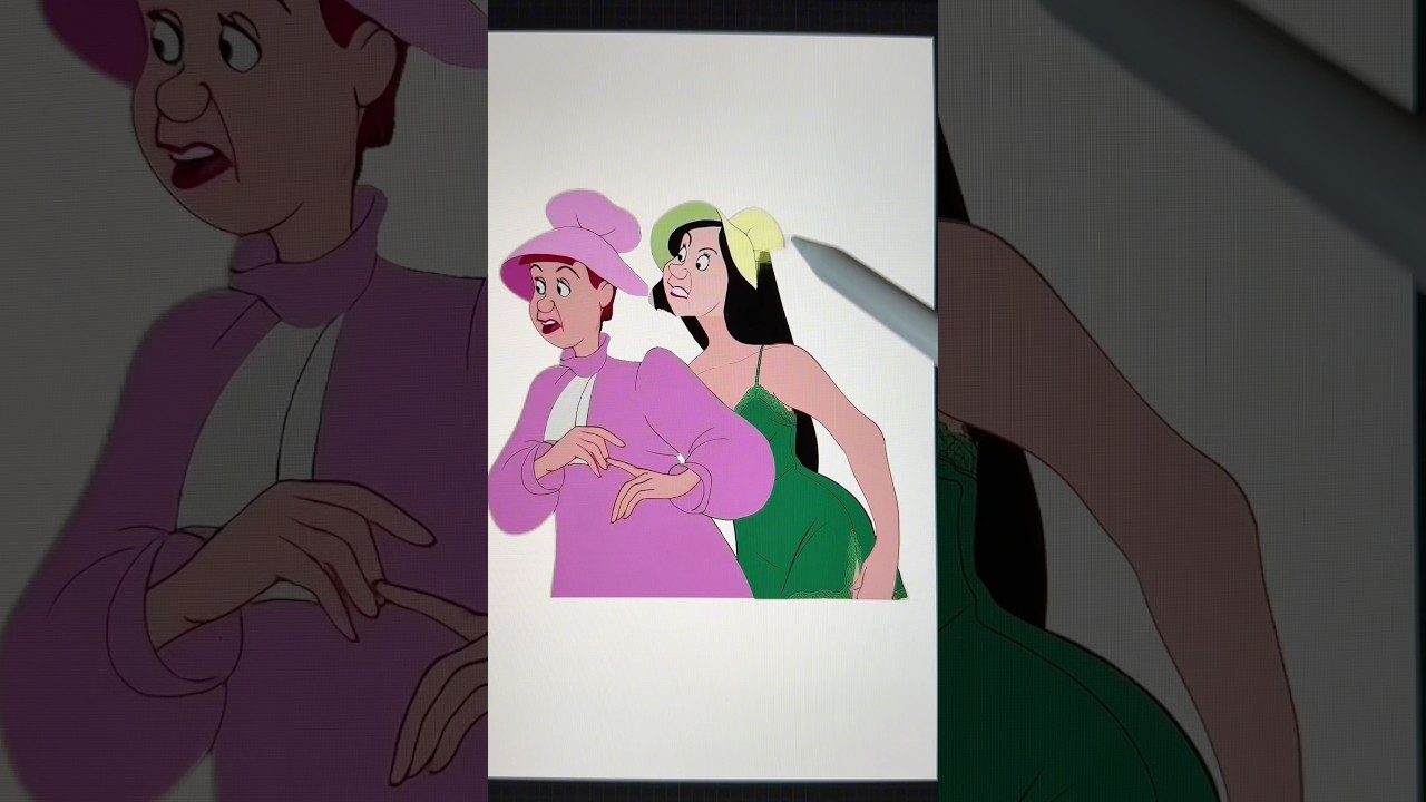 Drizella glow up ✨ #disney #glowup #art #drizella #cinderella