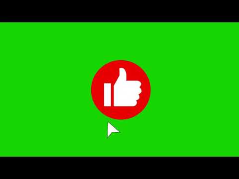 #SUBSCRIBE Button Green Screen. #Editorial Footage: #Animation of a Subscribe and Likes