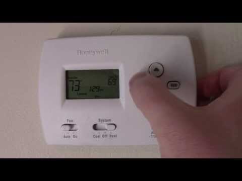 How to program a Honeywell Thermostat