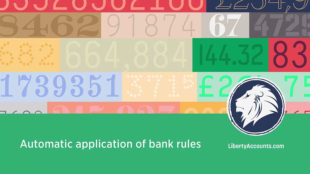 Automatic application of bank rules