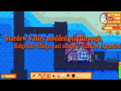 Modded Stardew Valley Summer year 1 | Ridgeside, east scarp and expanded Adventures