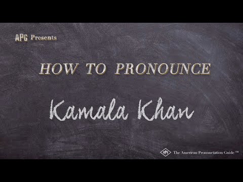 How to Pronounce Kamala Khan (Real Life Examples!)