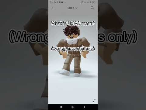What is LMAO mean???🤔🤔🤔🤔🤔 #roblox